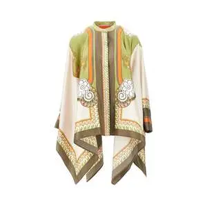 La DoubleJ Silk Twill Foulard Shirt With Ambrosia Print - Multicolor