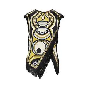 La DoubleJ Printed Silk 'scarf' Top