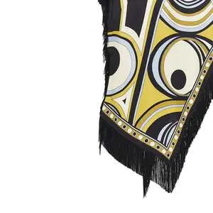 La DoubleJ Printed Silk 'scarf' Top