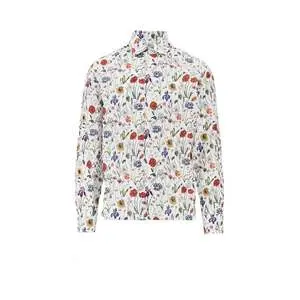 Junya Watanabe Floral Cotton Tailored Hirt - Multicolor