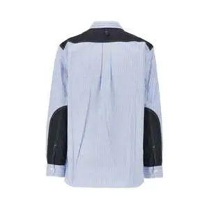 Junya Watanabe Striped Overshirt With Deni Inserts An