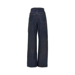 MAISON MARGIELA Used Effect Wide Leg Jeans
