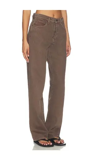 GRLFRND Bella Low Rise Boyfriend Jeans - Brownstone