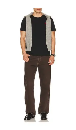 Polo Ralph Lauren Short Sleeve Crewneck T-shirt In Black - Rl Black
