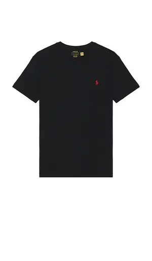 Polo Ralph Lauren Short Sleeve Crewneck T-shirt In Black - Rl Black