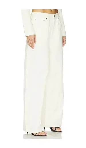 EB DENIM Relaxed Baggy Jeans White - Bone
