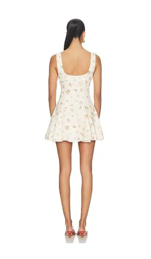 Majorelle Seashell Print Mini Dress