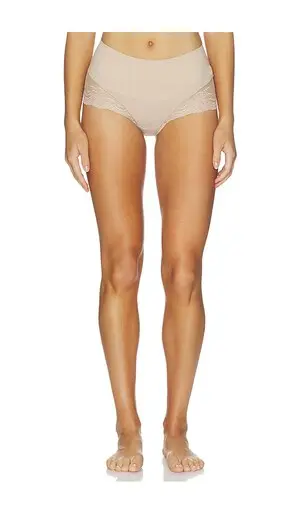 Spanx Supersmooth Undie-tectable Lace Hi Hipster - Chai