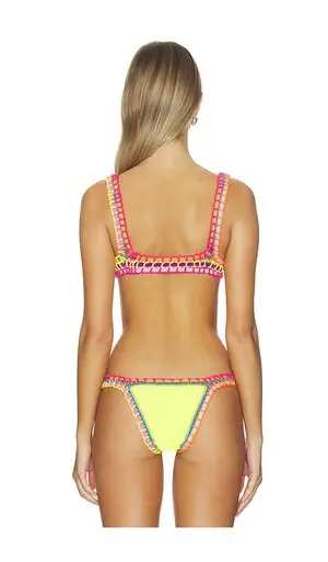 PQ SWIM Crochet Bikini Top - Dandelion
