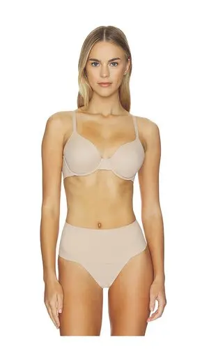 Spanx Supersmooth Brava Lightly Lined Bra In Taupe - Chai