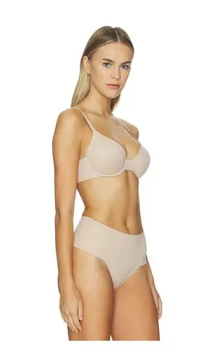 Spanx Supersmooth Brava Lightly Lined Bra In Taupe