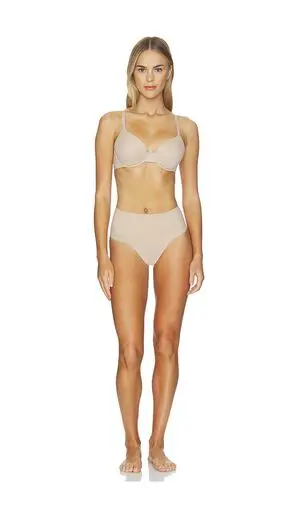 Spanx Supersmooth Brava Lightly Lined Bra In Taupe