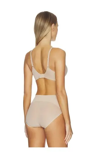 Spanx Supersmooth Brava Push-up Bra In Taupe