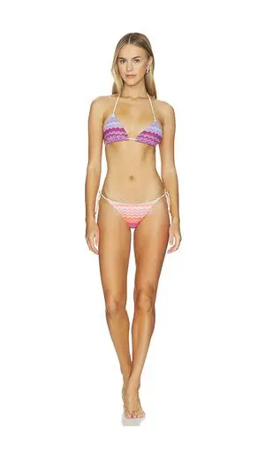 PQ SWIM Tie Side Bikini Bottom In Purple
