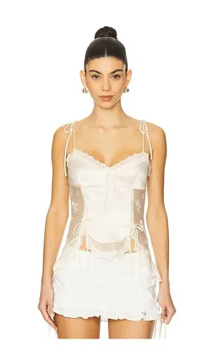 I.AM.GIA Meadow Top In Cream - White