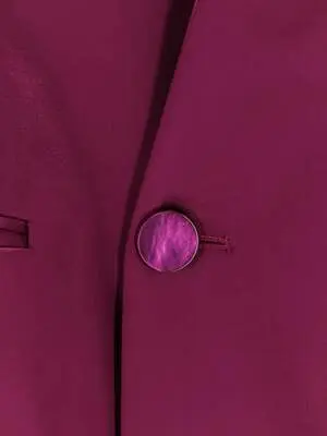 Alberta Ferretti Double-breasted Satin Blazer