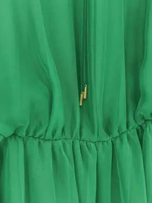 Alberta Ferretti Silk Long Dress
