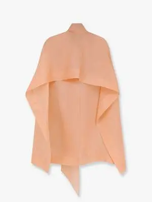Alberta Ferretti Silk Cape