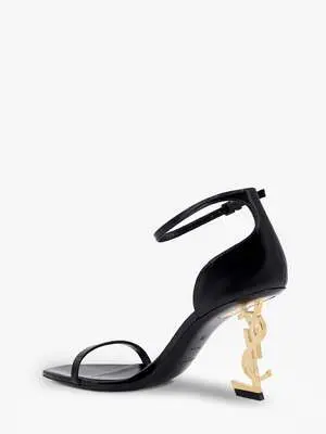 Saint Laurent Opyum 85 Patent Leather Ankle Strap Sandals
