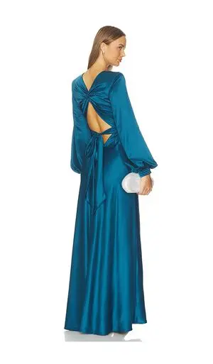 ZHIVAGO The Fading Hour Gown - Teal