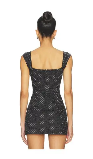WeWoreWhat Cap Sleeve Ruched Cup Corset
