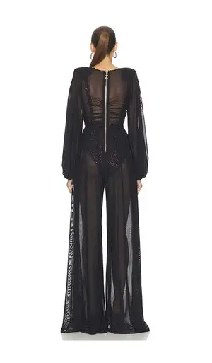 ZHIVAGO He Loved Her Pc Mesh Jumpsuit