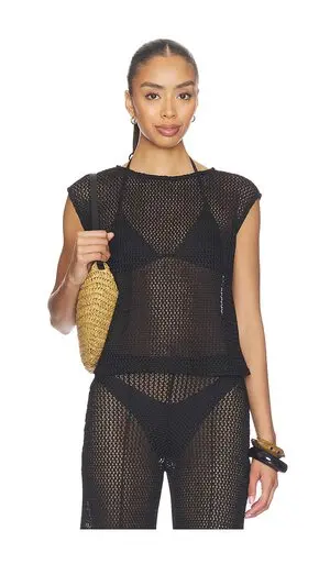 RIPLEY RADER Fishnet Lounge Tank
