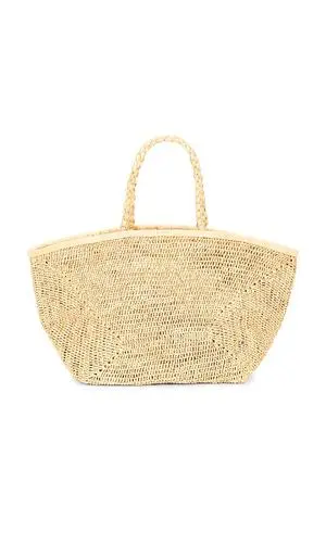 FLORABELLA Vallejo Lux Raffia Tote - Neutral