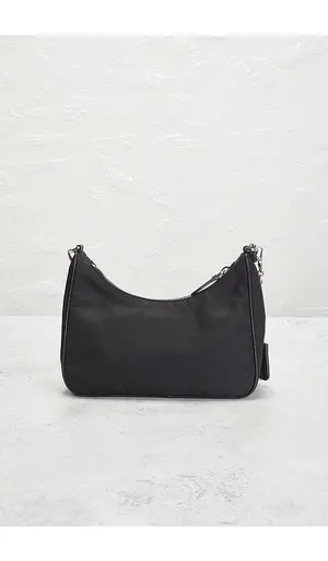 FWRD RENEW Prada Re-edition 2005 Re-nylon Shoulder Bag - Black