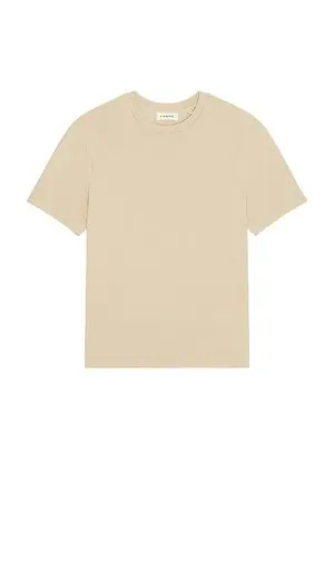 FRAME Short Sleeve Light Cotton Tee In . Also