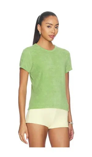 FRAME The Terry Baby Tee - Green