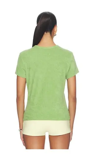 FRAME The Terry Baby Tee - Green