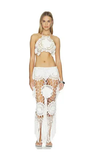 Giuseppe Di Morabito Halterneck Crochet Top