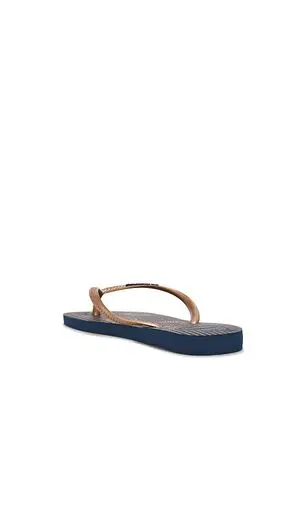 Havaianas Slim Nautical Sandal - Navy