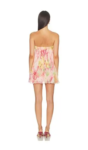 Rococo Sand Printed Ruffled Mini Dress