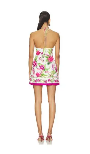 Rococo Sand Ruched Bias Mini Dress
