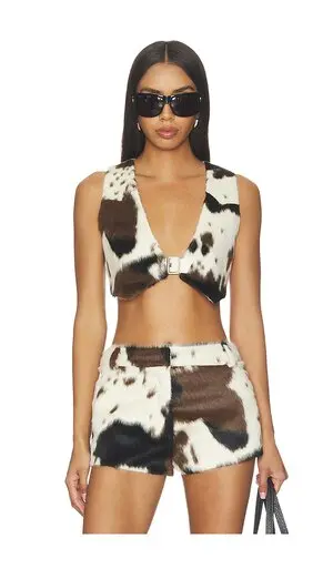 LAMARQUE Pinta Faux Fur Vest