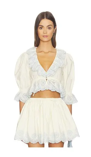 Tularosa Anya Embroidered Blouse