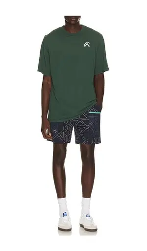 MALBON Mesh Basket Shorts
