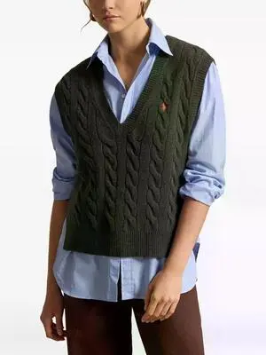 Polo Ralph Lauren Cable-knit V-neck Sweater