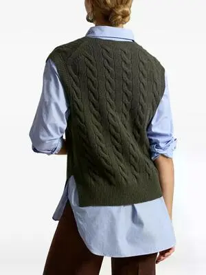 Polo Ralph Lauren Cable-knit V-neck Sweater