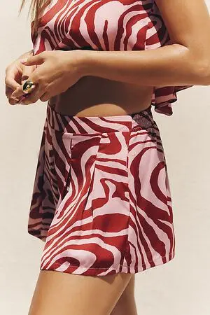 CELANDINE High Rise Wide Leg Shorts