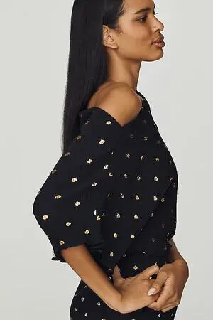 NEVER FULLY DRESSED Tilly Off-shoulder Mini Dress