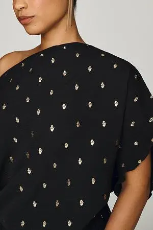 NEVER FULLY DRESSED Tilly Off-shoulder Mini Dress
