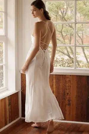 KILO BRAVA Sheer Slip Maxi Dress