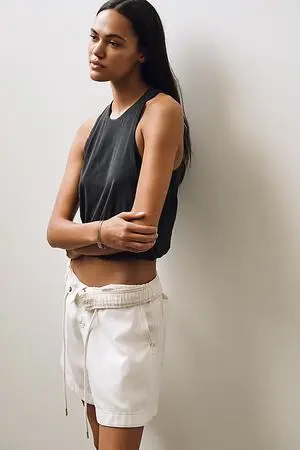 DAILY PRACTICE Bubble Twist Tank Top - Anthracite