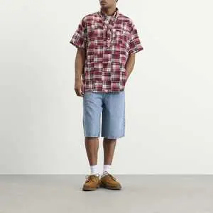 BEAMS Pullover Patchwork Masras Shirt
