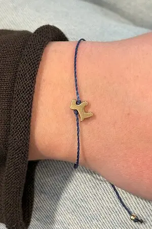 NANCY MELET Dog Charm Bracelet