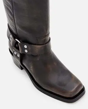 Paris Texas Roxy Brushed Boot Heel 45 - Marrone