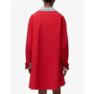 Loewe Embroidered Cotton Shirt Dress